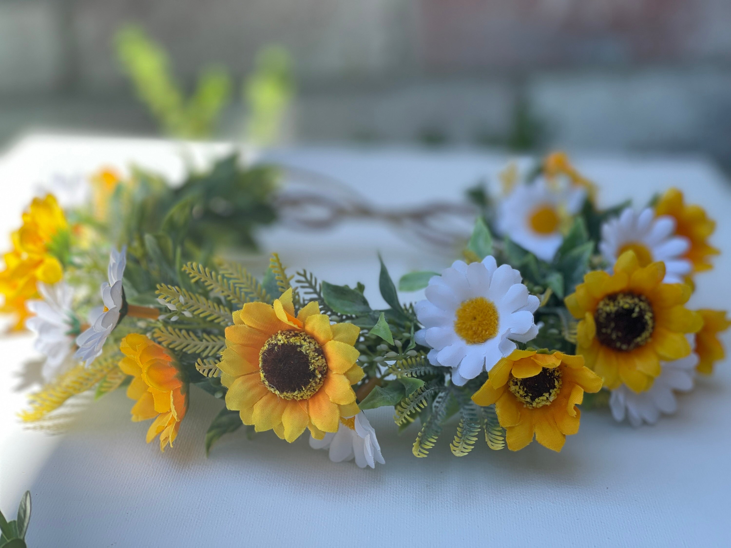 Daisy Flower Crown, Sunflower Crown - Etsy