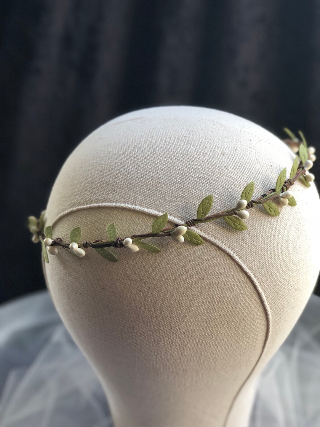 Woodland Flower Crown, Rustic Circlet, Natural Flower Crown, Bohemian ...