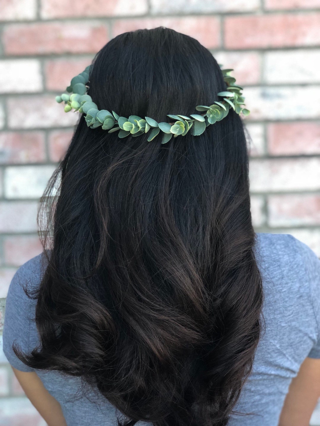 Eucalyptus Crown, Greenery Crown, Bridal Crown, Bachelorette Crown ...