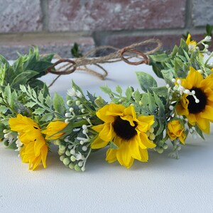 Sunflower Crown - Etsy