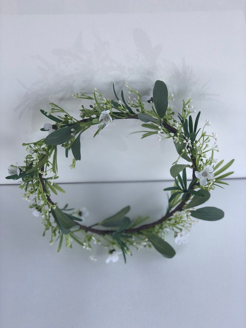 Babys Breath Greenery Crown - Etsy