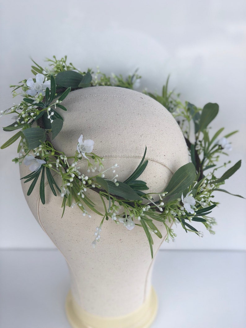 Babys Breath Greenery Crown - Etsy