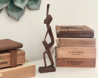 African Bongo Player - Etsy