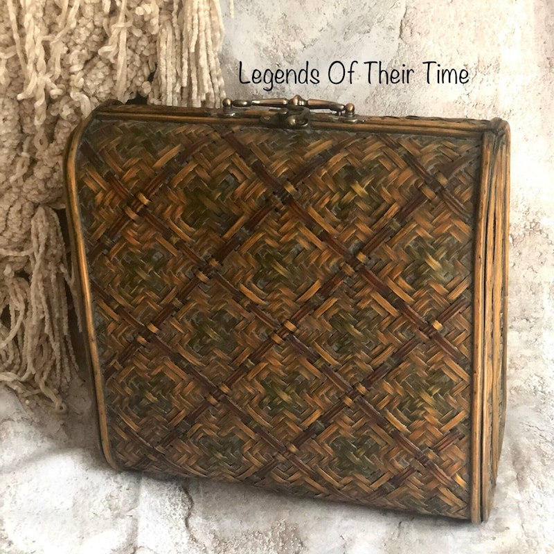 Rattan Suitcase - Etsy