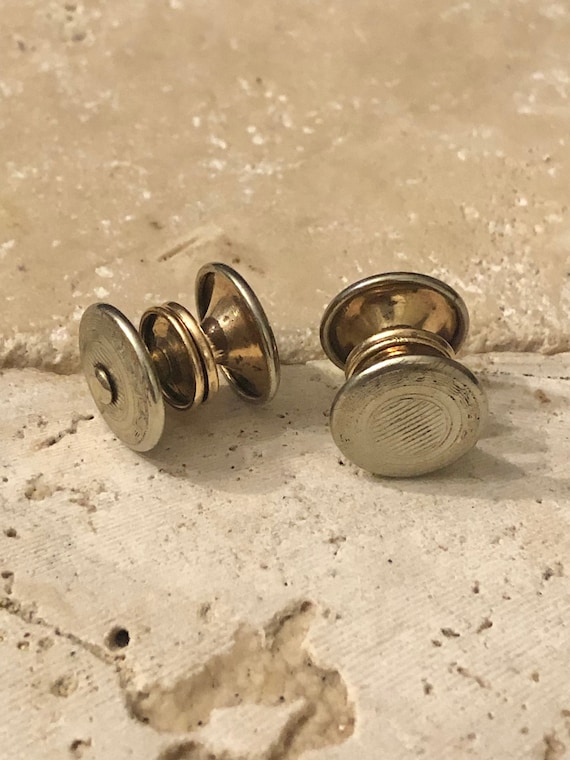 Antique Snap Cufflinks, 1920's Original Kum-A-Part by… - Gem