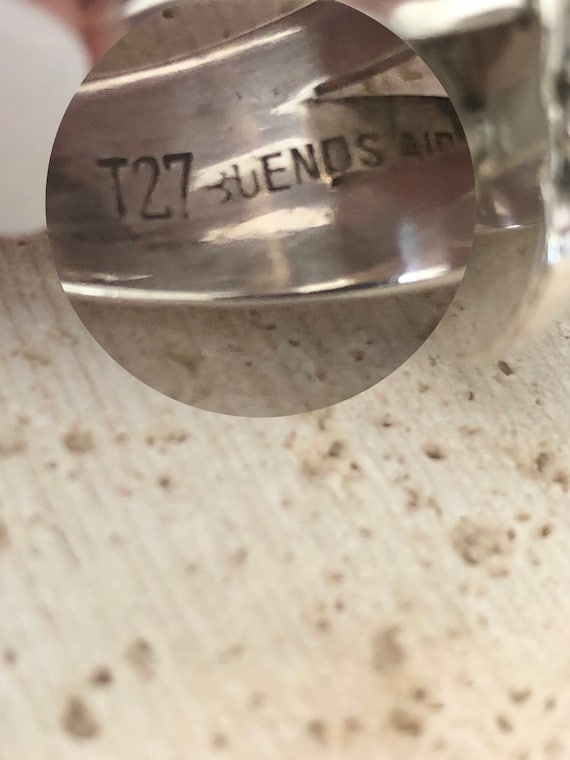 Vintage Antonio Belgiorno Ring, 1970's , Original Ant… - Gem