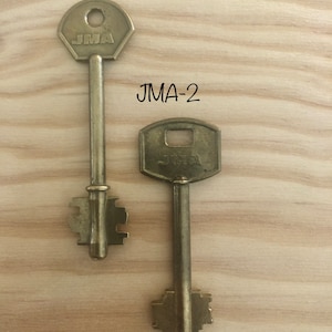 Vintage Double Bit Keys,double Paddle Key, Vintage Argentinian House ...