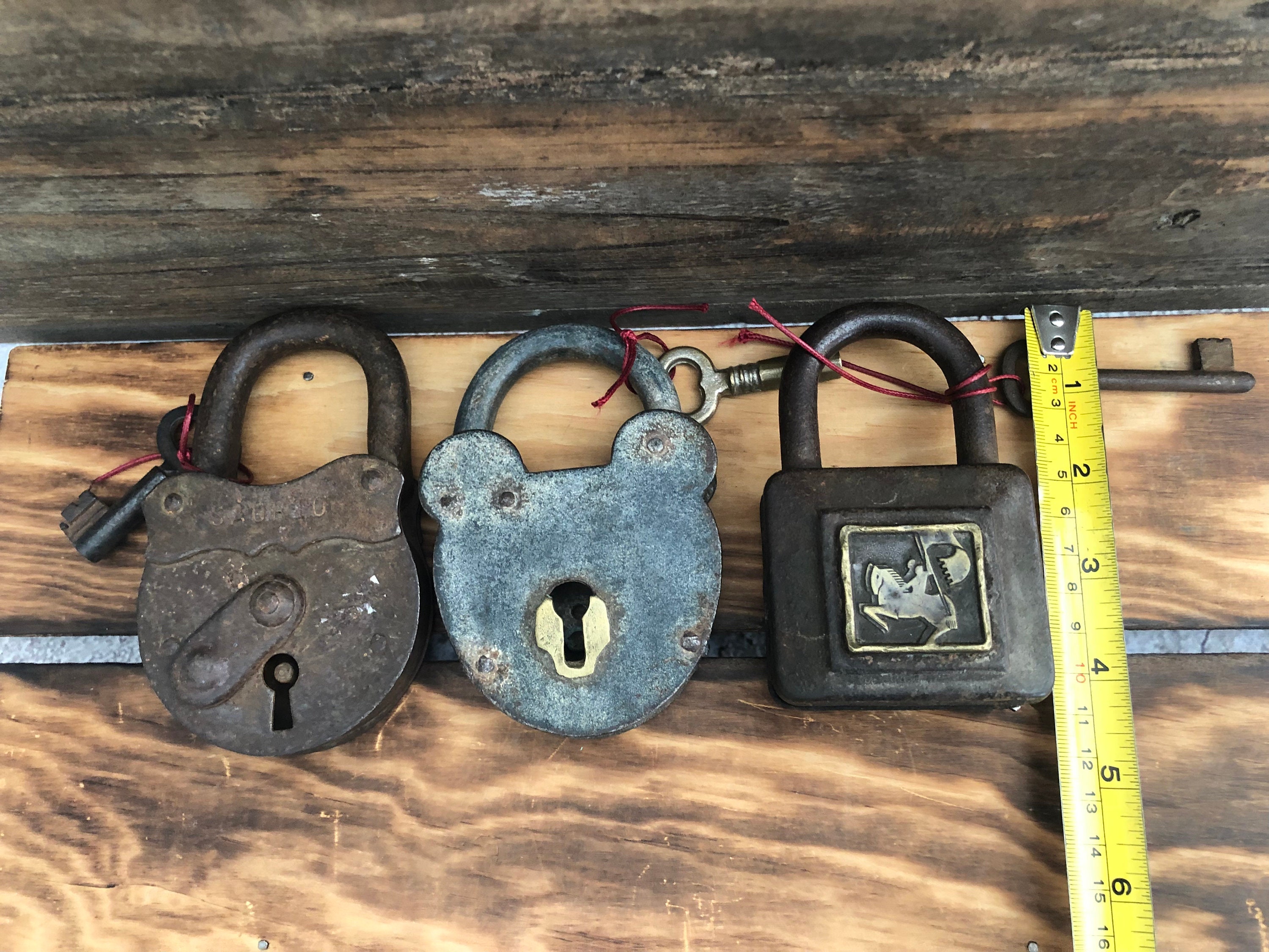 Antique Padlocks, Steel and Cast Iron Large Padlocks - Etsy