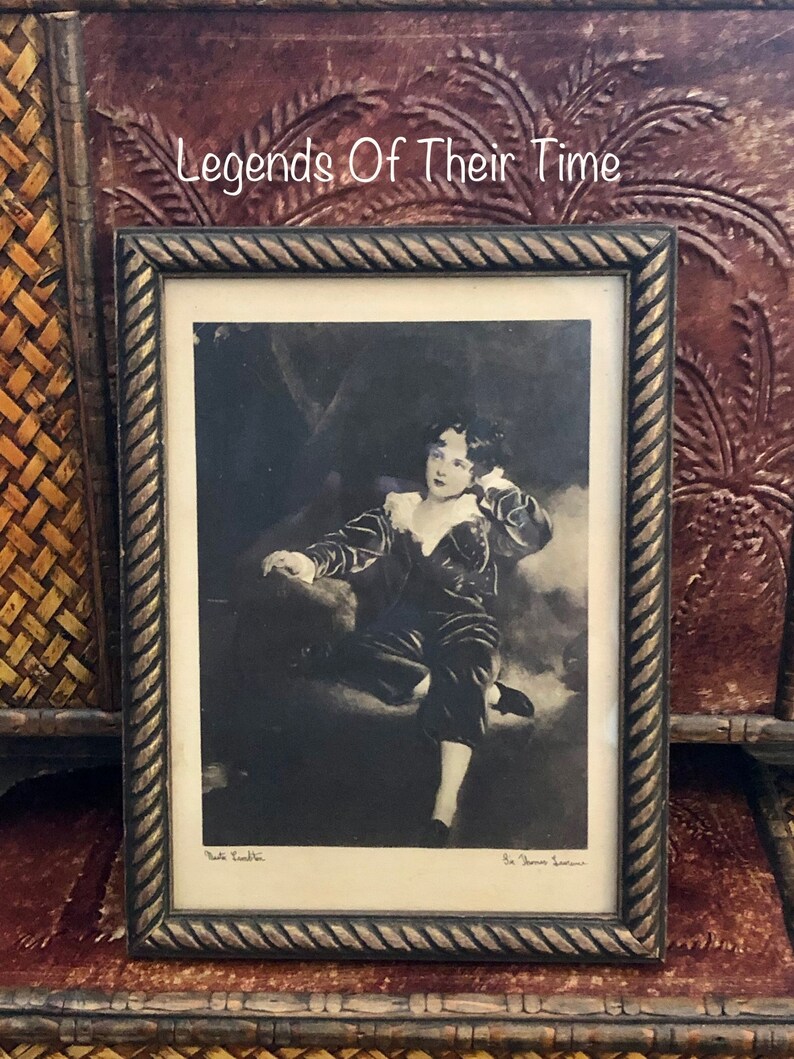 Vintage the Red Boy Also Known as the "portrait of Charles William ...