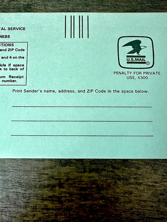 Registered Post Receipt