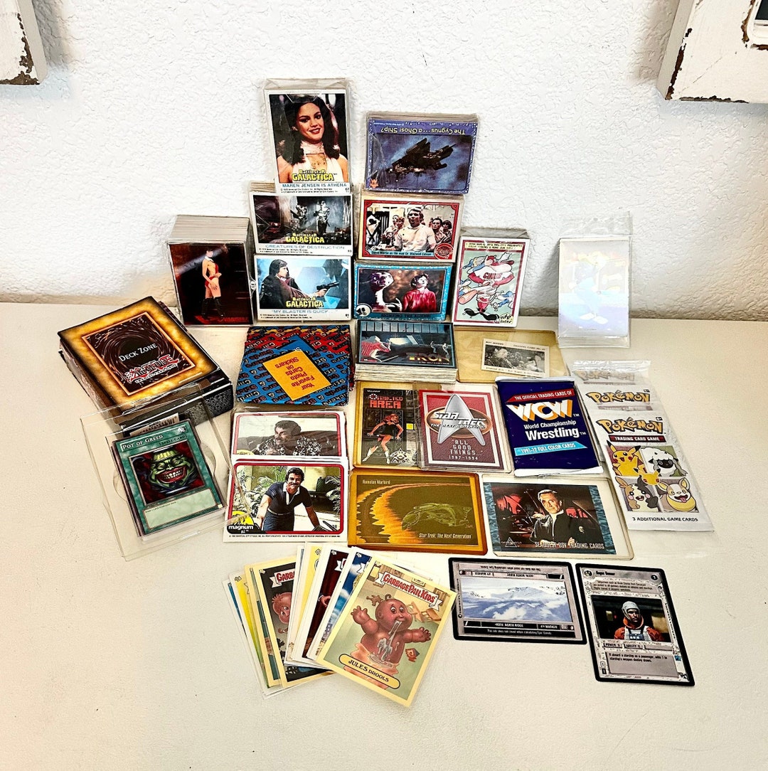 Vintage Trading Cards, Star Wars, Star Trek, Vampirella, ET, Battlestar ...