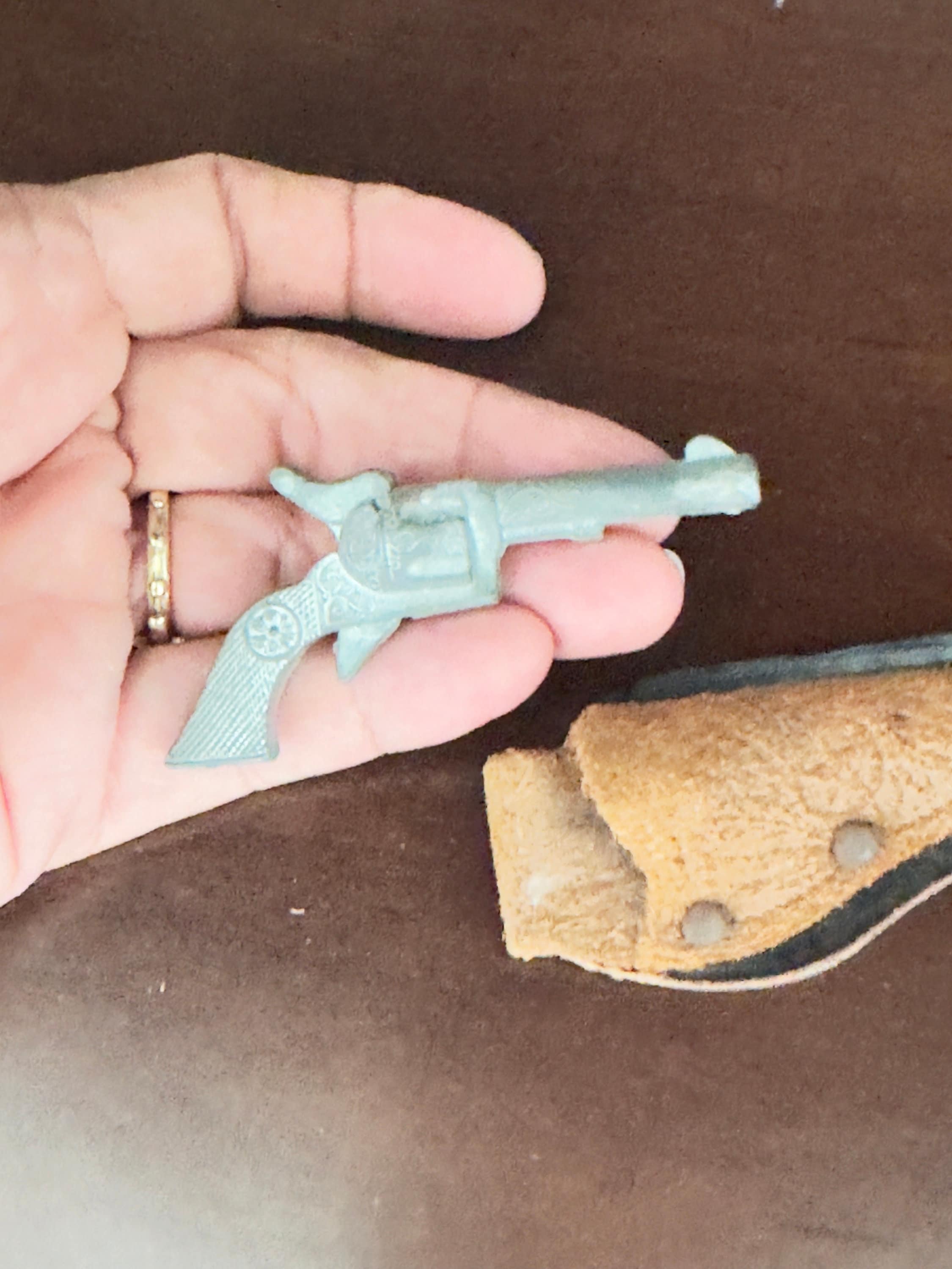 Vintage Mini Metal Toy Revolver Miniature Toy Cast Gun - Etsy