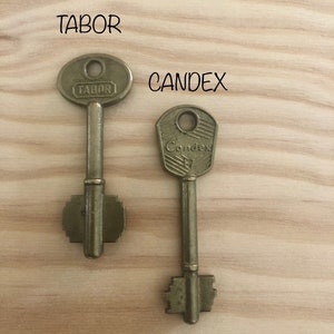 Vintage Double Bit Keys,double Paddle Key, Vintage Argentinian House ...