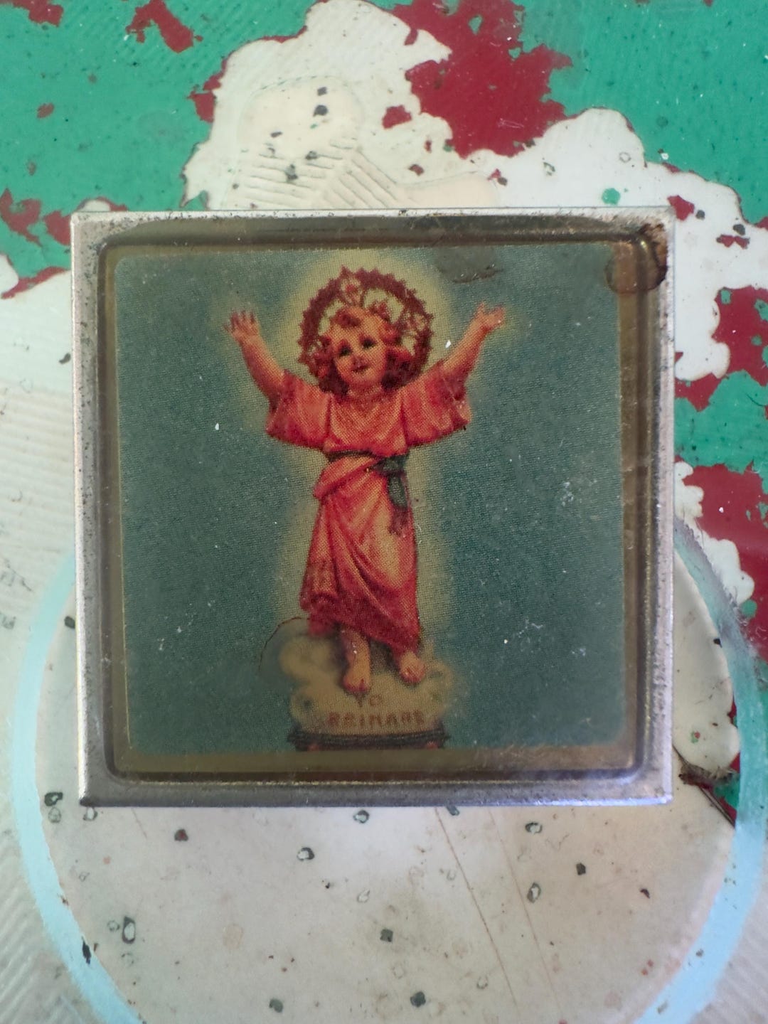 Religious Vintage, Vintage Divine Child Pill Box, Jesus of Prague - Etsy