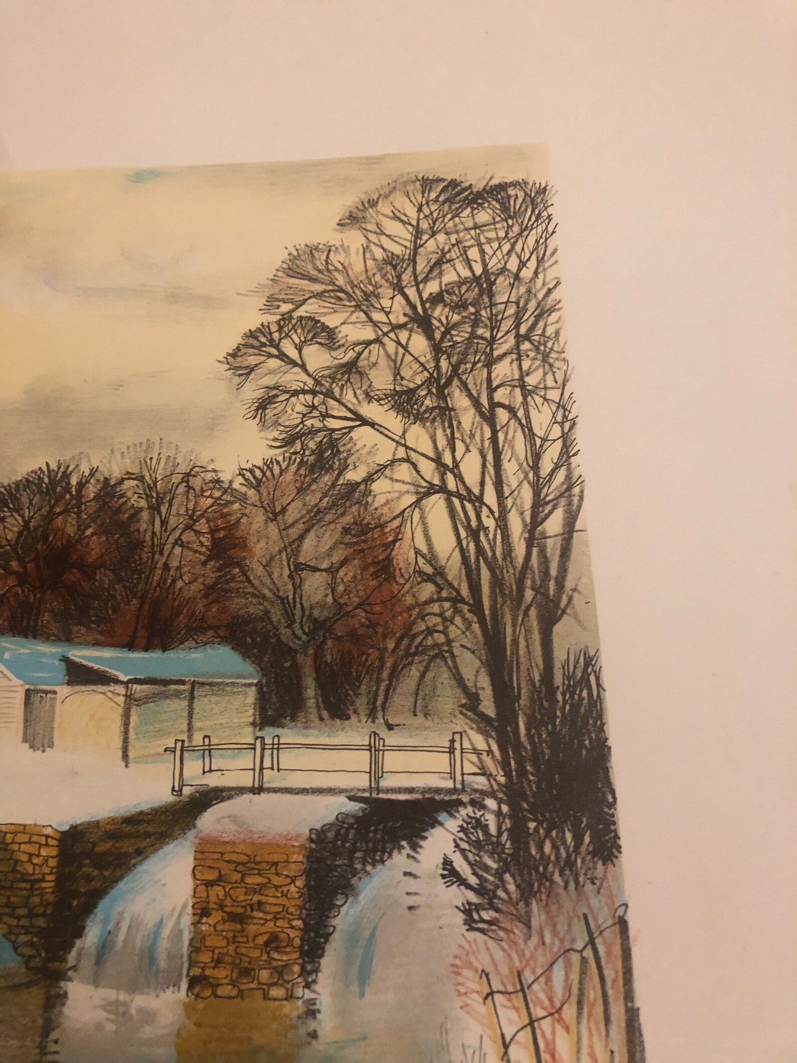 Vintage Lithograph Bruce Barnden - Artist Proof Lithograph of ...