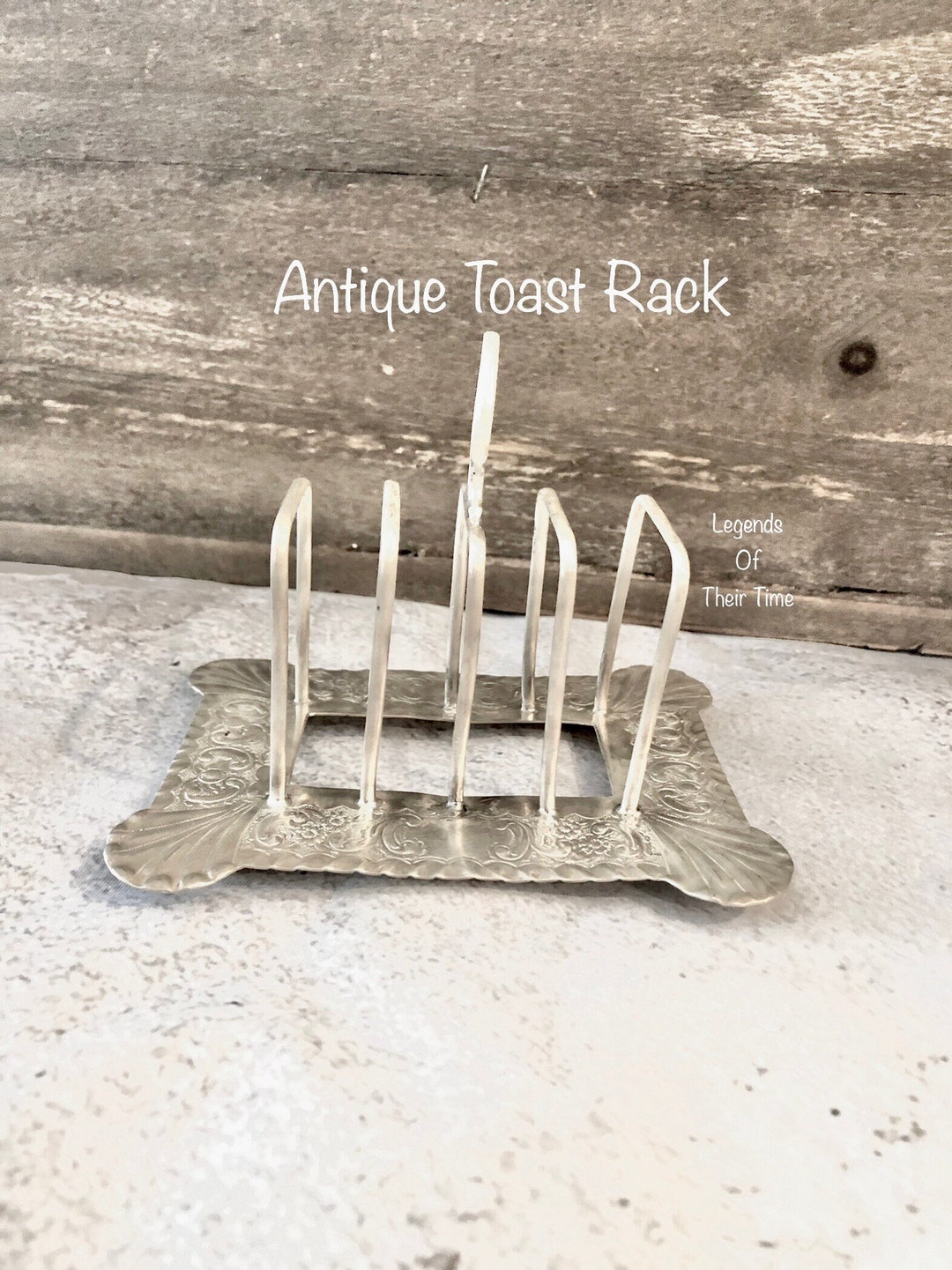 Victorian Era Toast Rack, Sterling Silver Toast Rack, 1894 G.T & C ...