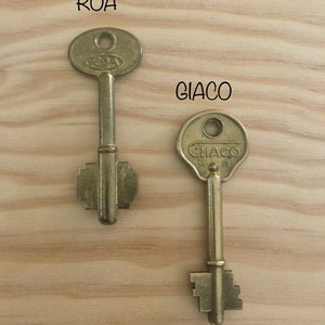 Vintage Double Bit Keys,double Paddle Key, Vintage Argentinian House ...