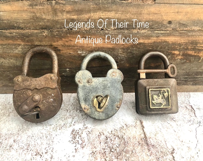Antique Padlocks, Steel and Cast Iron Large Padlocks - Etsy