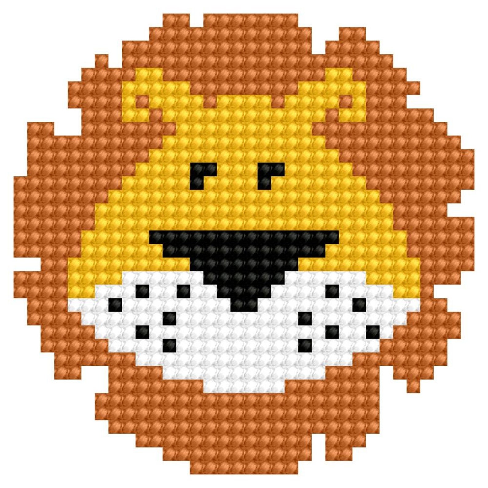 DIY Diamond Dotz Lion Jungle Wild Animal Kids Beginner Facet | Etsy