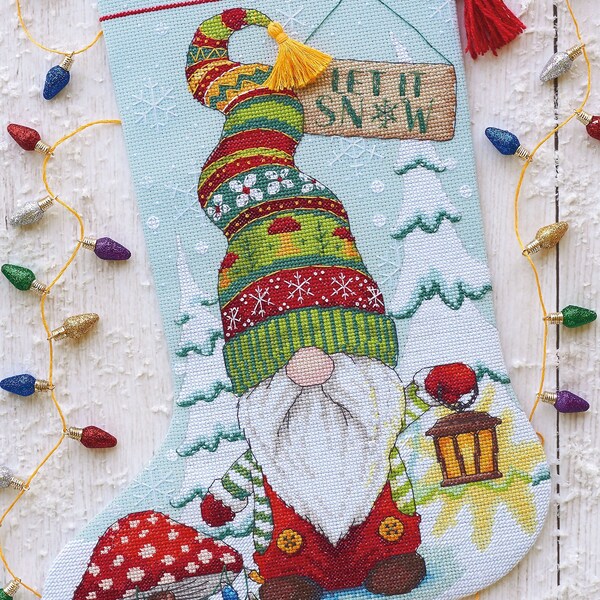 Counted Cross Stitch Christmas Stocking - Etsy