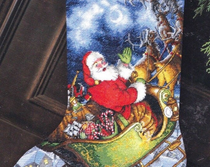 DIY Dimensions Winter Friends Snowman Counted Cross Stitch Stocking Kit ...