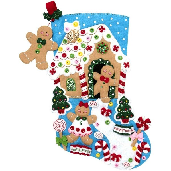 Gingerbread Stocking - Etsy