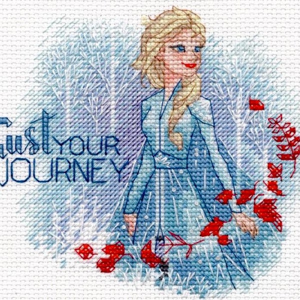 Elsa Cross Stitch - Etsy