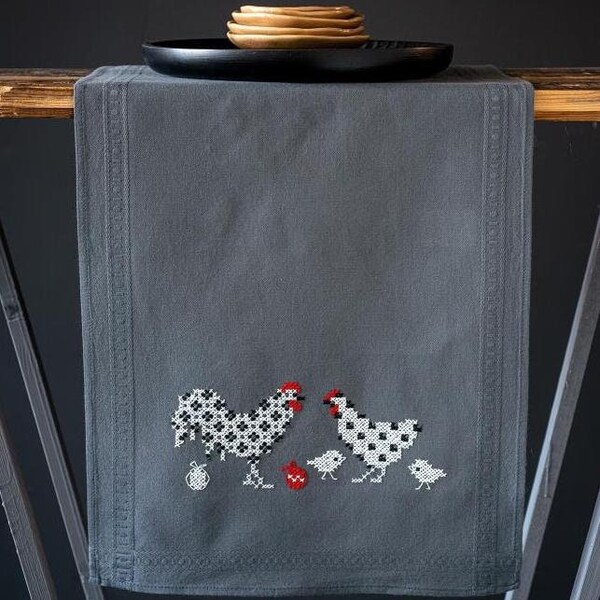 Chicken Table Runner Pattern - Etsy