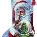 DIY Dimensions Magical Christmas Santa Counted Cross Stitch Stocking ...