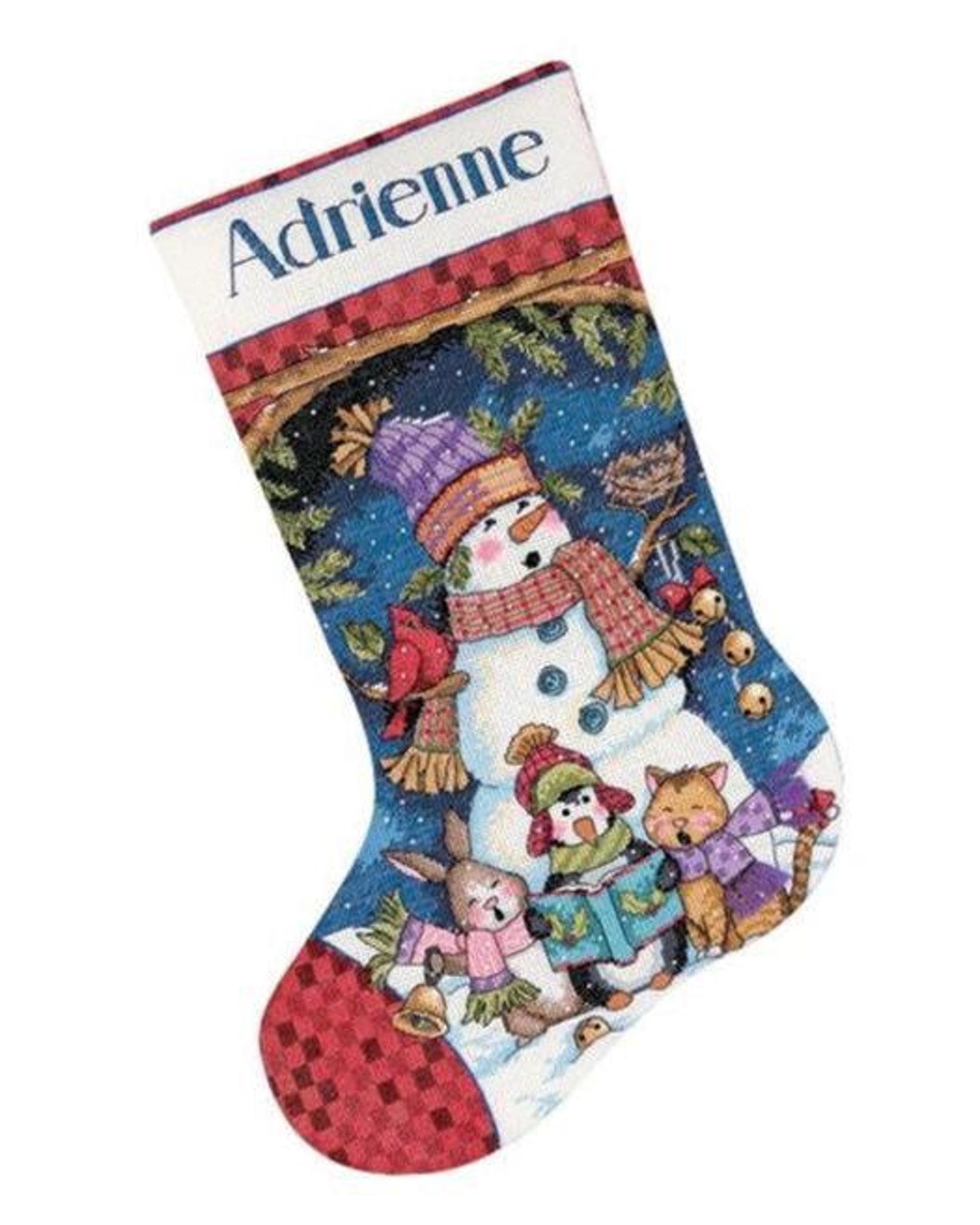DIY Dimensions Cute Carolers Christmas Counted Cross Stitch Stocking ...
