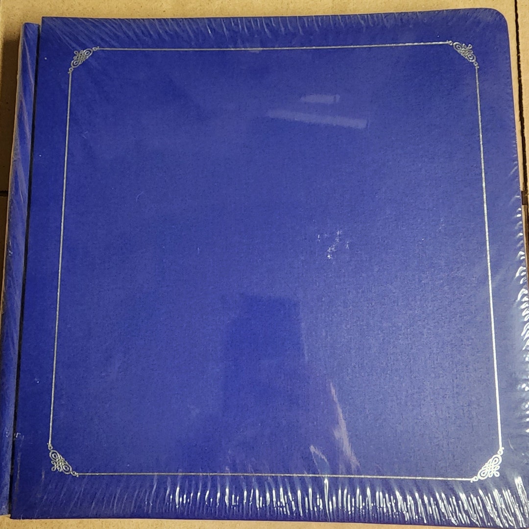 Creative Memories Cobalt Blue Scrapbook Old Style 12x12 Strap Hinge ...