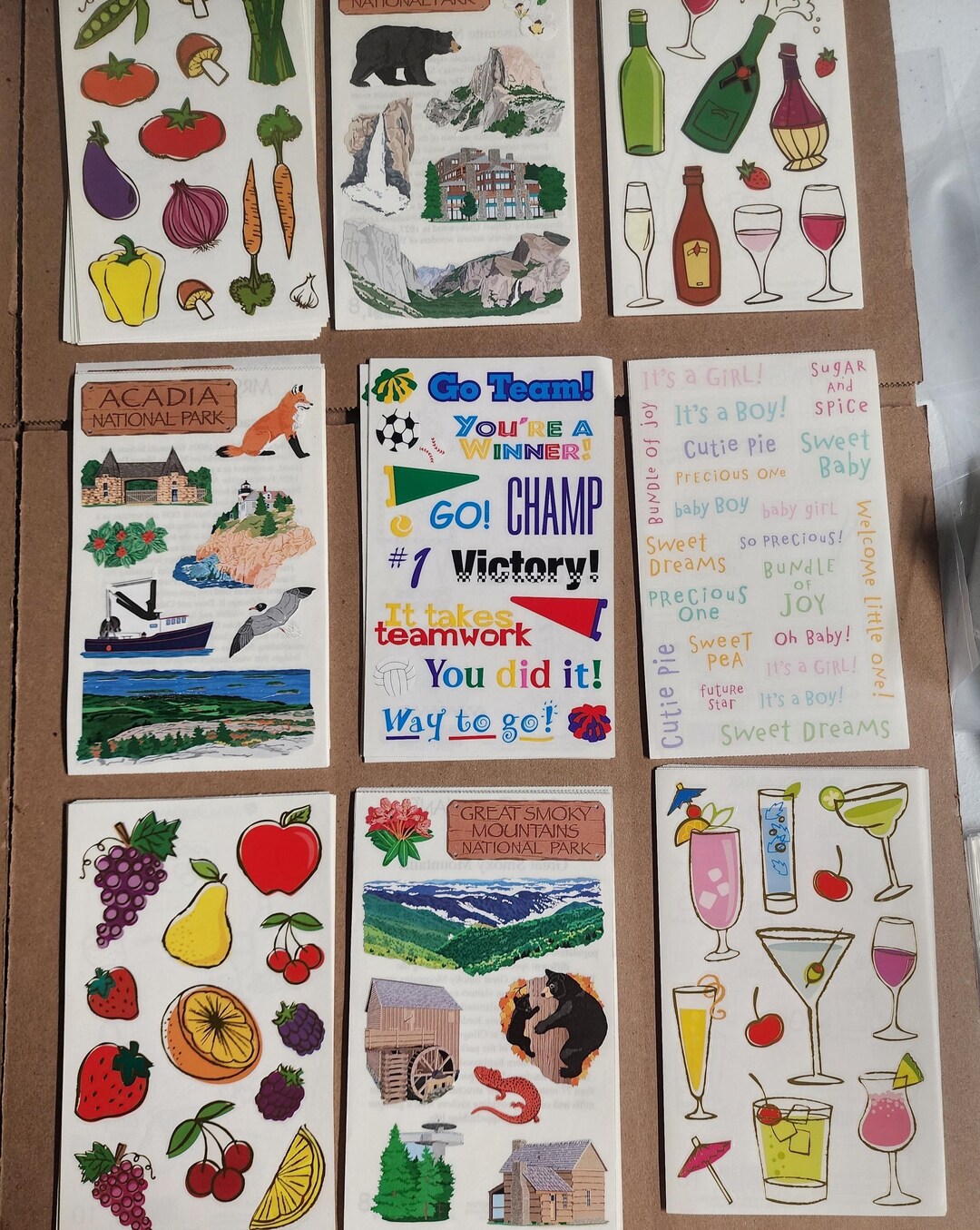 Mrs Grossman Scrapbook Sticker Sheet Lot 90 Sheets Mixed Lot 8 - Etsy