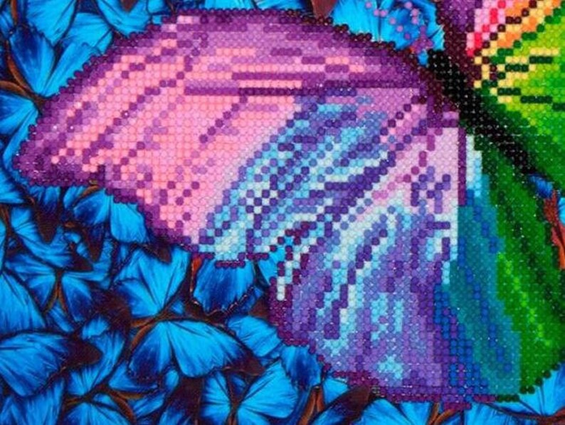 DIY Diamond Dotz Flutter by Pink Butterfly Facet Art Bead - Etsy