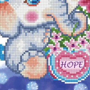 DIY Diamond Dotz Hope Elephant Religious Facet Art Bead Wall - Etsy