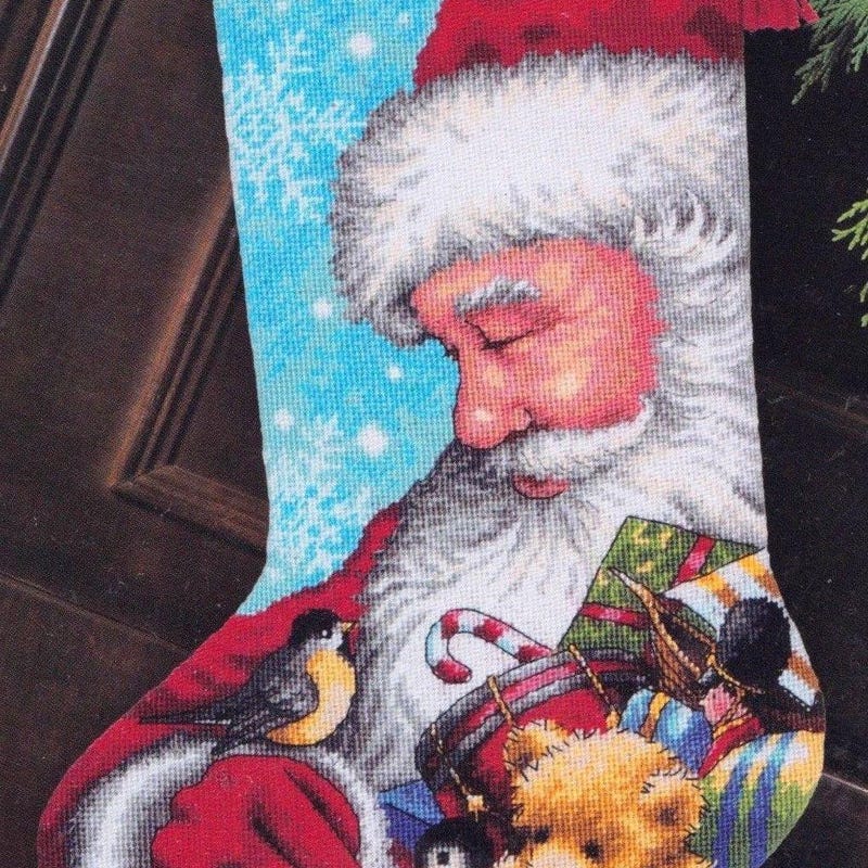 Needlepoint Christmas Stocking Kits - Etsy