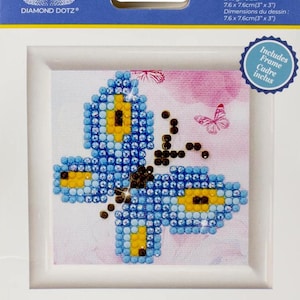 DIY Diamond Dotz Butterfly Sparkle Kids Beginner Facet Art - Etsy
