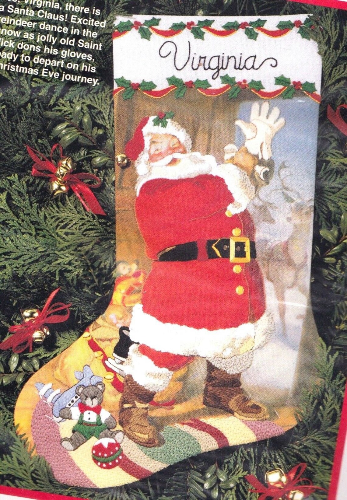 DIY Dimensions Saint Nicholas Christmas Eve Santa Toys Crewel - Etsy