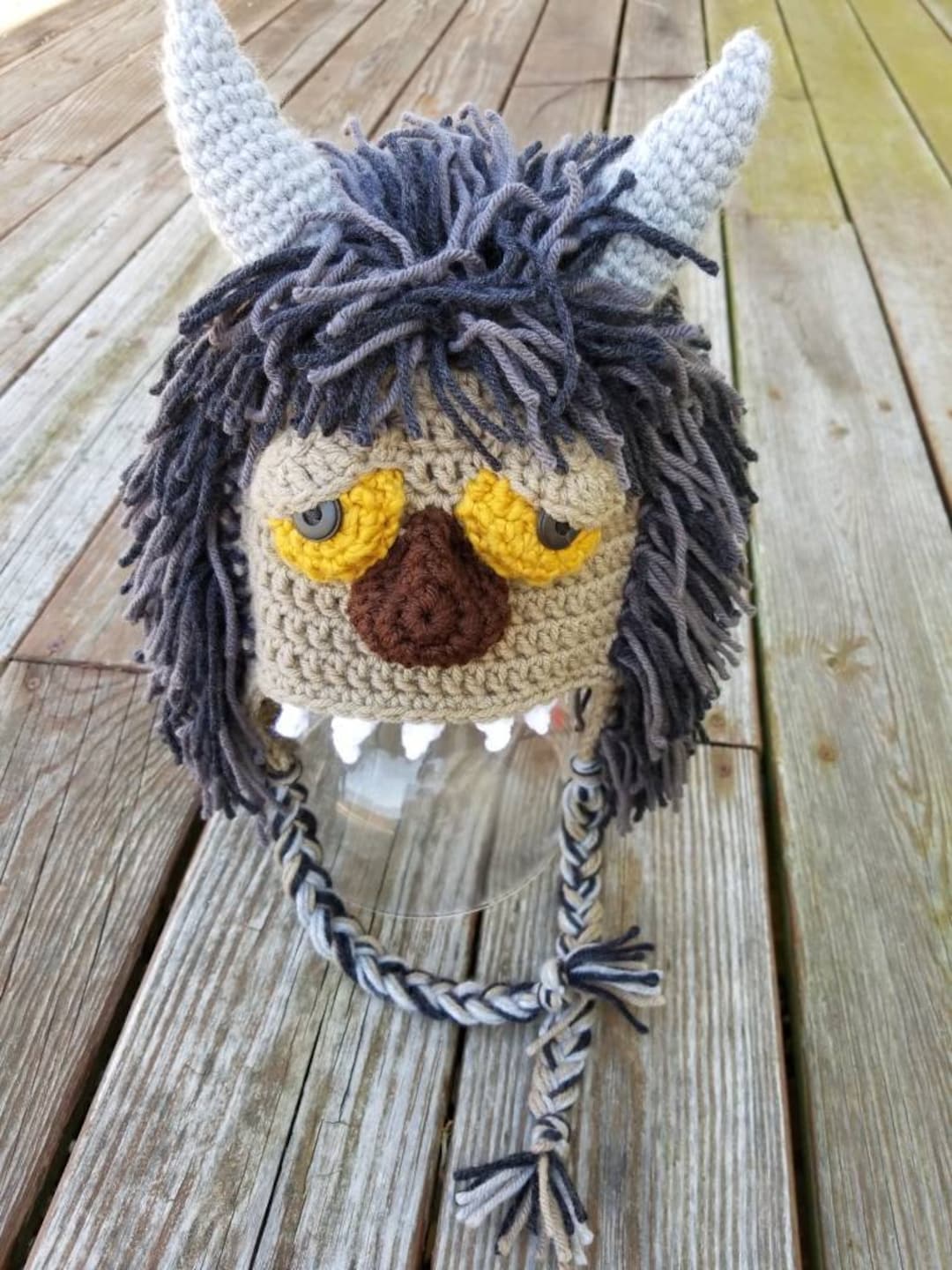 Crocheted Where the Wild Things Are Hat Carol - Etsy