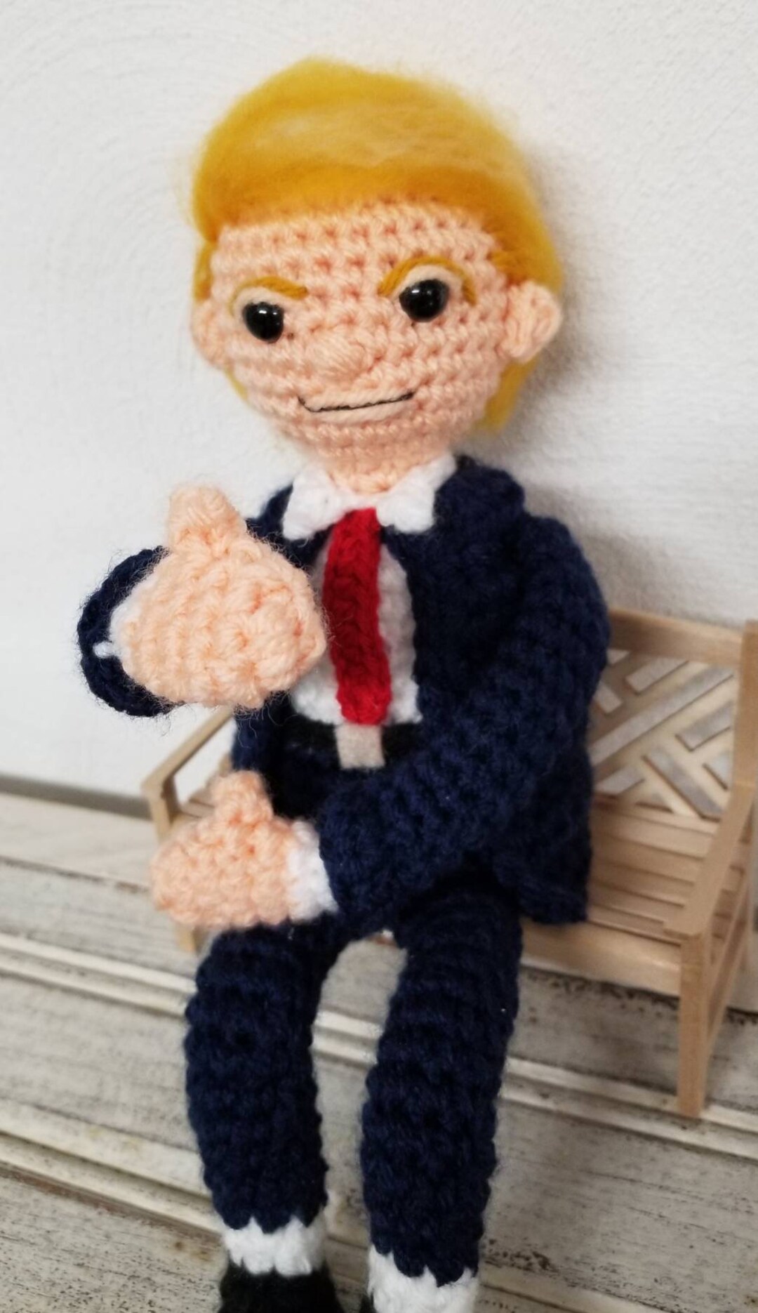 Crocheted Trump Amigurumi - Etsy