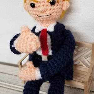Crocheted Trump Amigurumi - Etsy