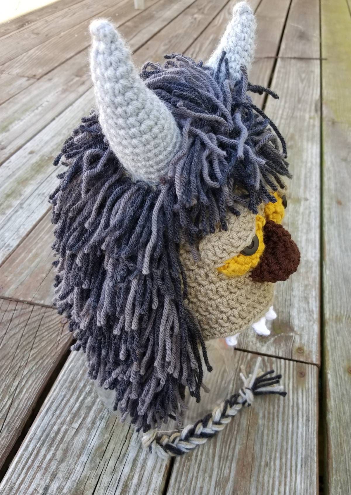 Crocheted Where the Wild Things Are Hat Carol - Etsy