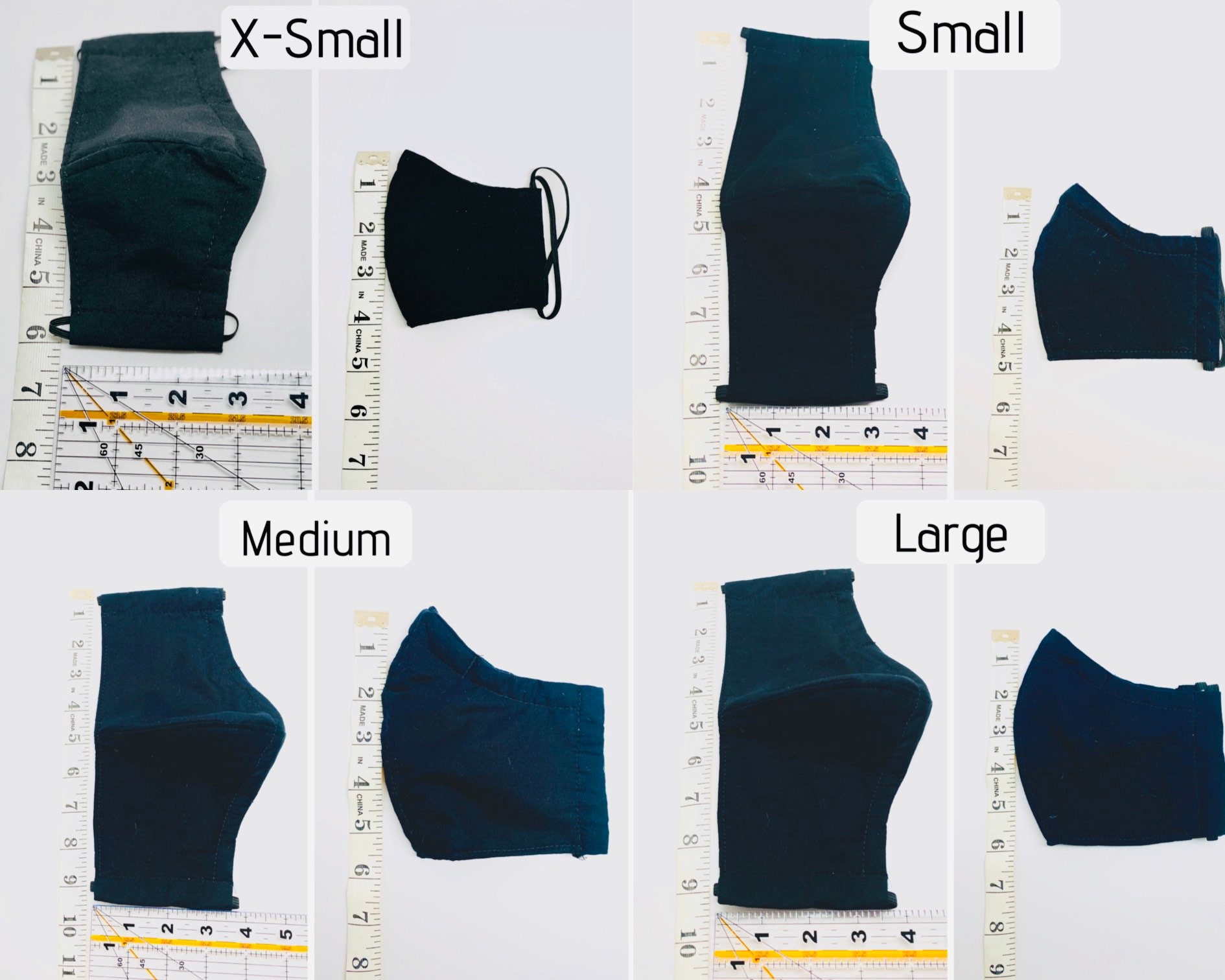 Cow Print Face Mask XS/S/M/L 100% Cotton With Opening for - Etsy