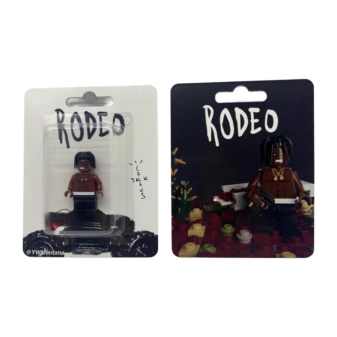 Travis Scott, Rodeo Mini Figure | Custom LEGO Figurine | Handmade Music ...