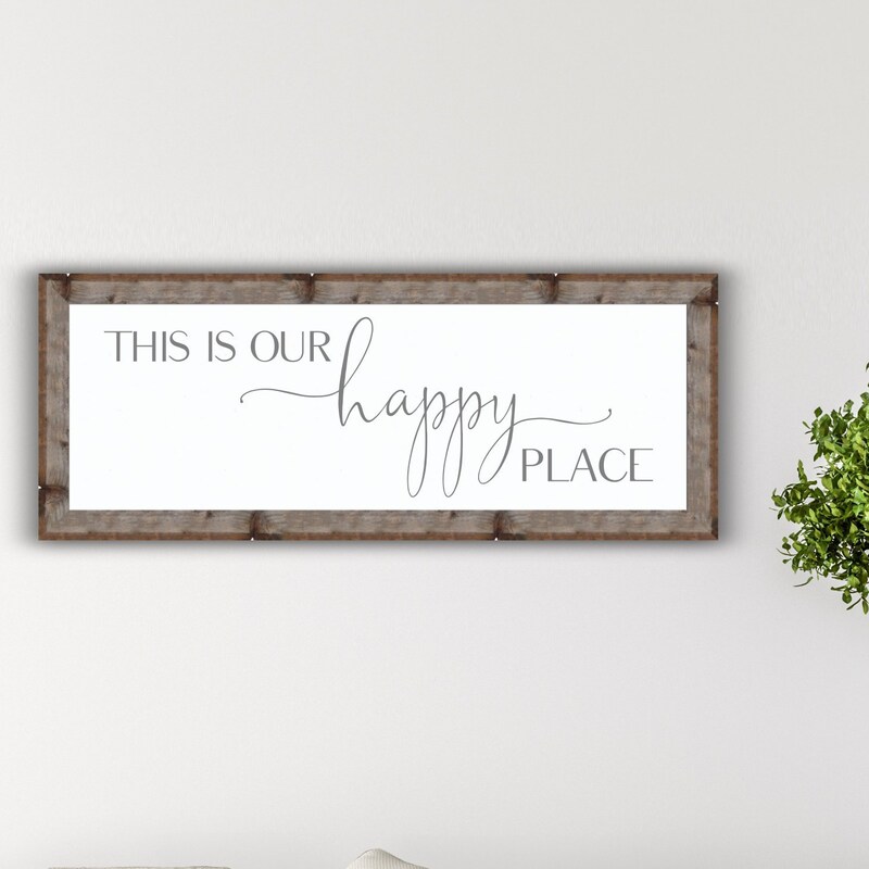 Happy Place Signs - Etsy