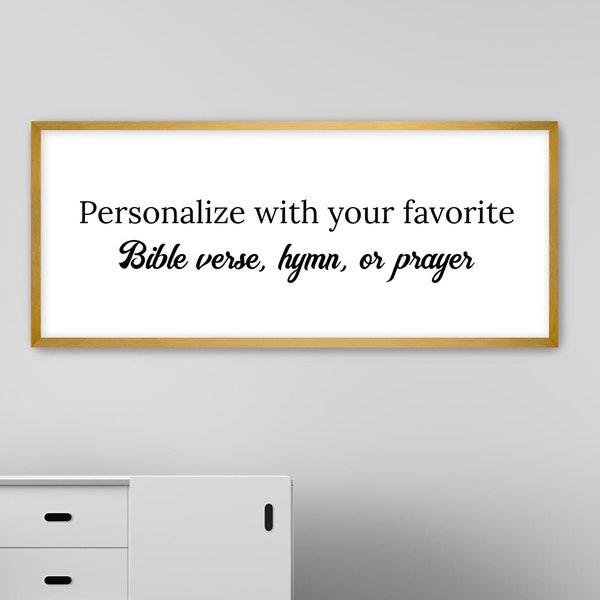 Custom Scripture Wall Art - Etsy