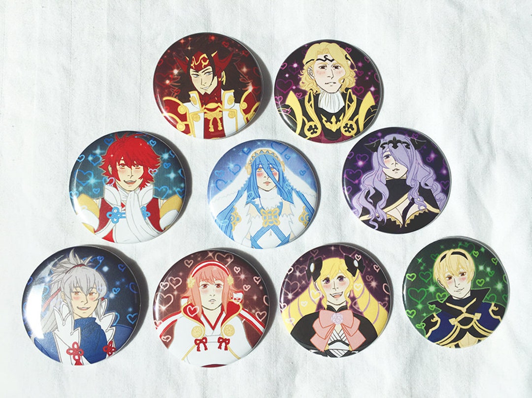 Fire Emblem Fates 2.25" *smooch* Pins - Etsy