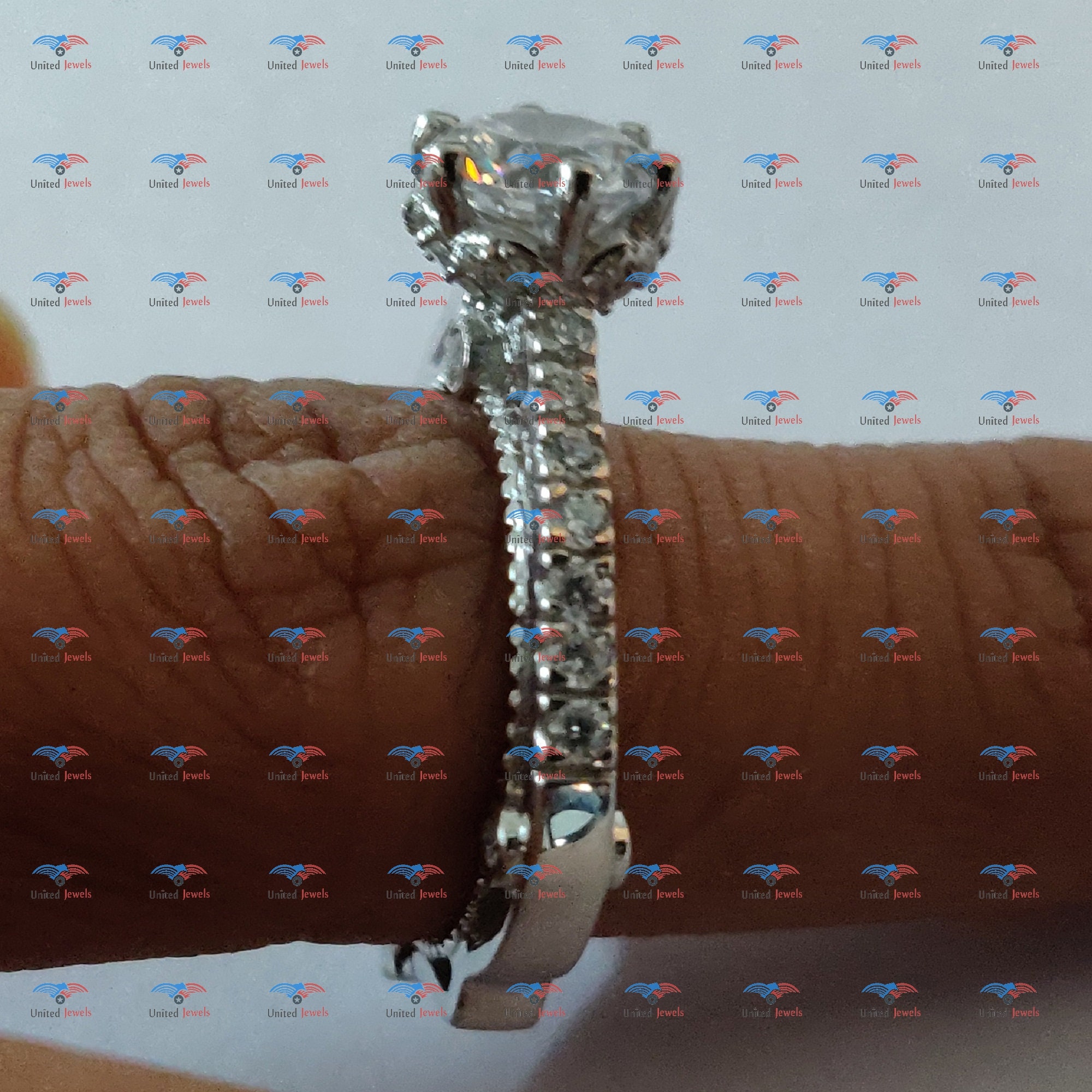 Antique Vintage Replica Rings 2.00 Carat Round Diamond Floral - Etsy