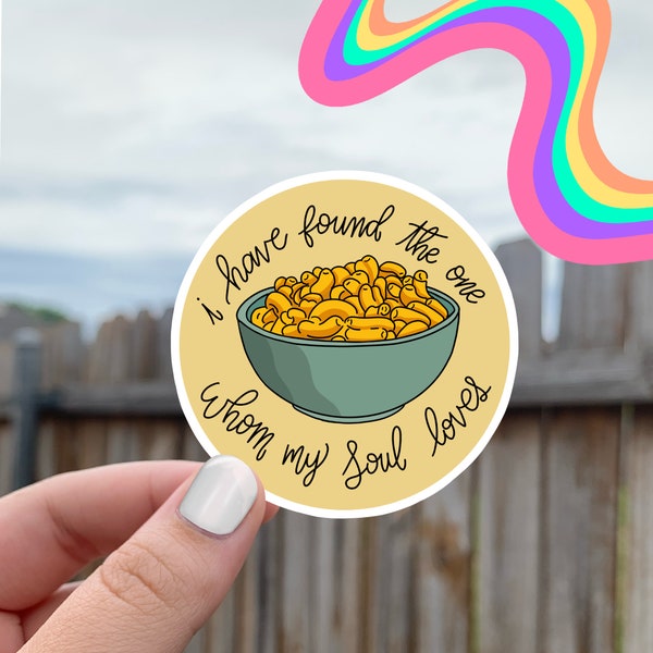 Macaroni and Cheese Stickers - Etsy