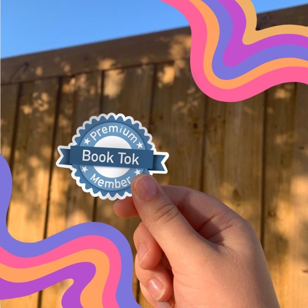 Book Tok Member Sticker | Book Lover Decal | Gifts for Readers | - Etsy