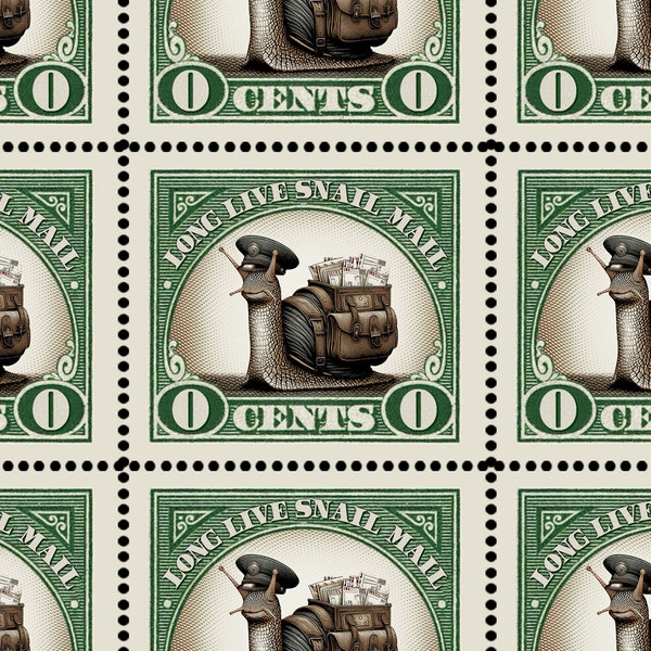 Snail Mail Stamp - Etsy